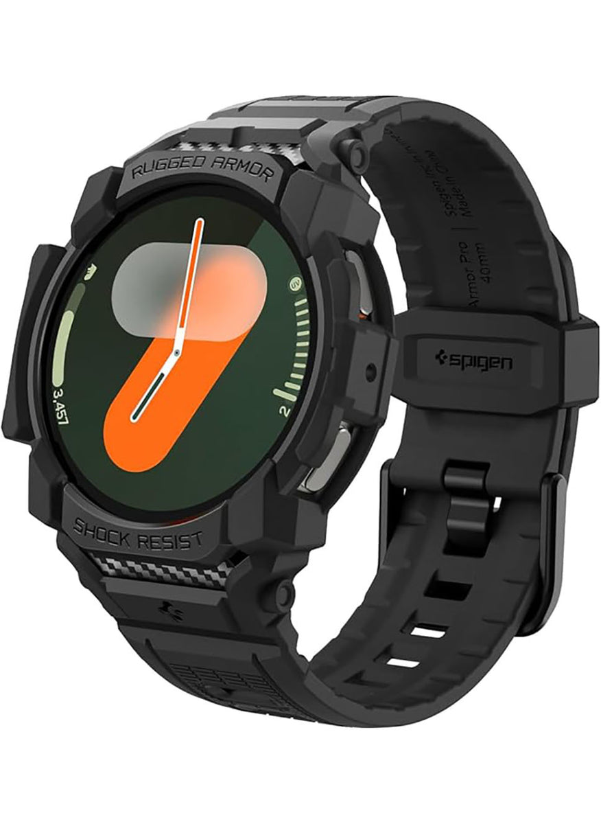 Spigen Samsung Galaxy Watch 7 (2024) Band with Case Rugged Armor PRO – CasePro