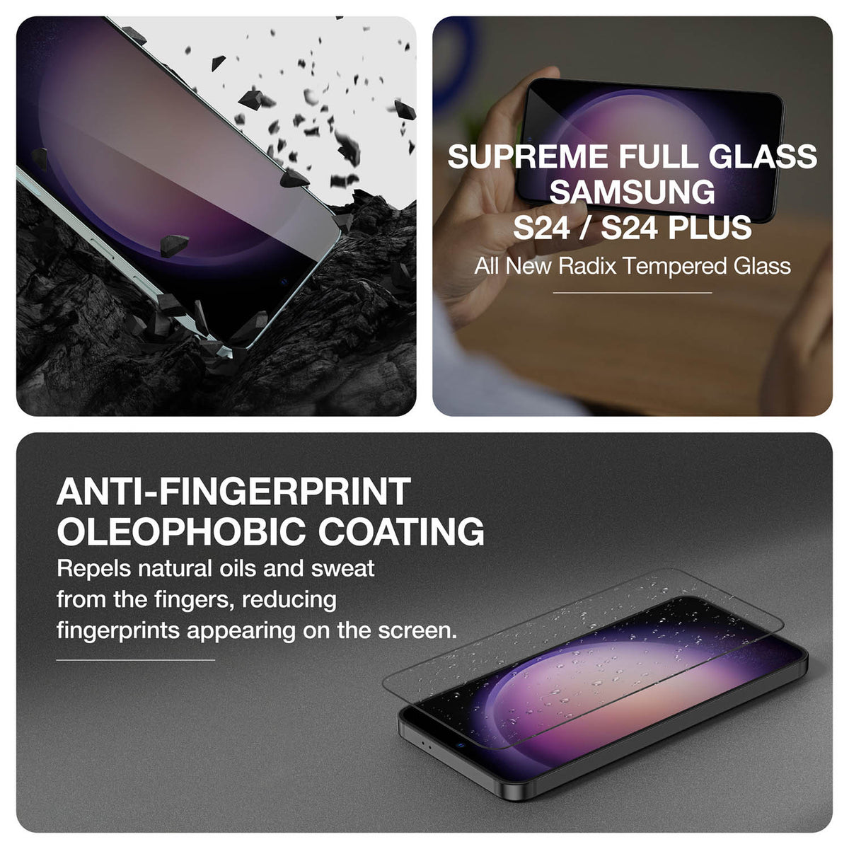 Amazing Thing Samsung Galaxy S24 Plus Tempered Glass SUPREME [Full ...