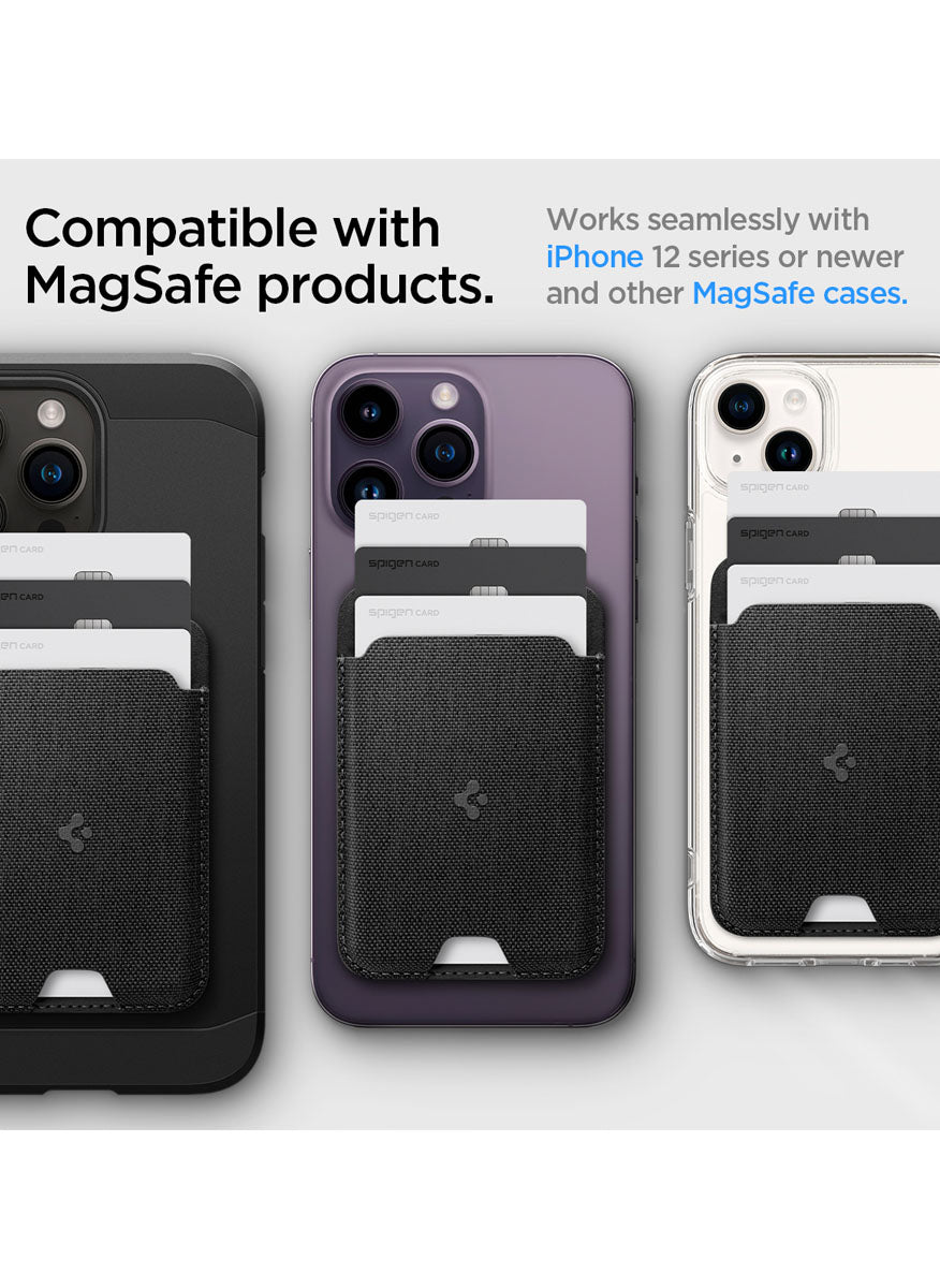 Spigen Magnetic Wallet 3 Cards Holder Urban Fit [MagFit] – CasePro