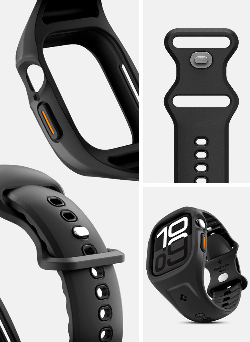 Spigen Liquid Air Pro Case with Band for Apple Watch 46mm Series 10 ...
