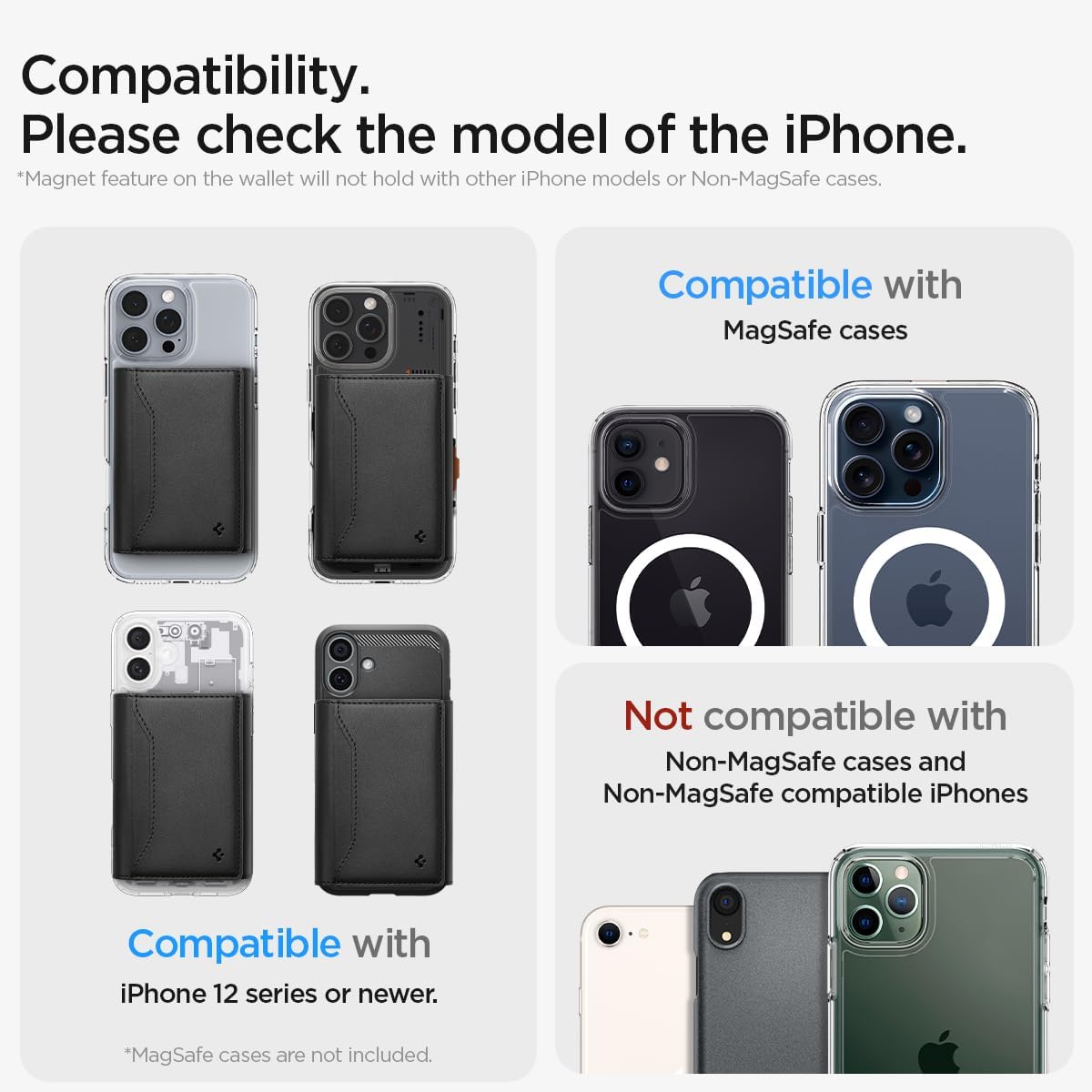 Spigen Magnetic Trifold Wallet Stand Card Holder (7 Cards) Valentinus ...