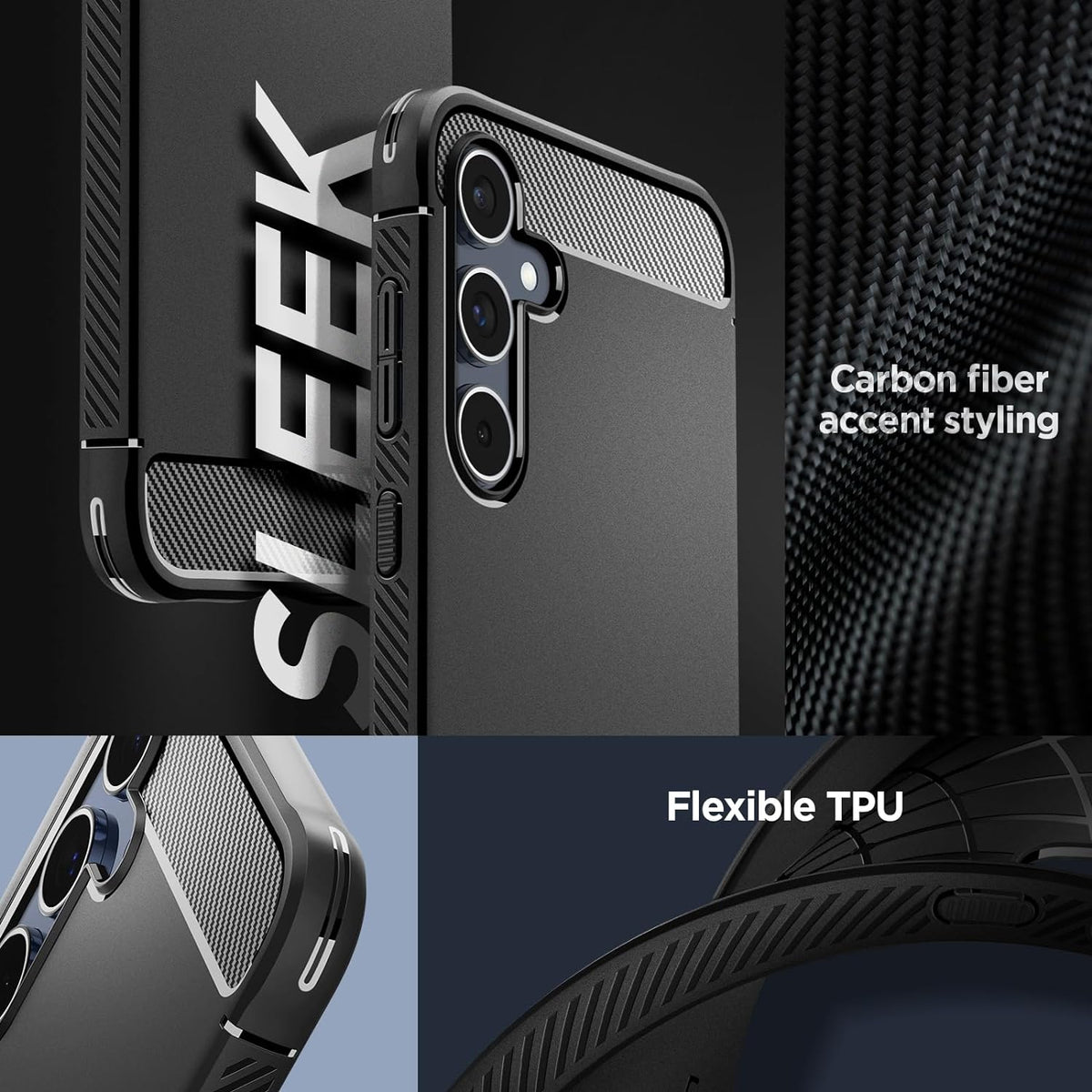 Spigen Samsung Galaxy A55 Case Cover Rugged Armor – CasePro
