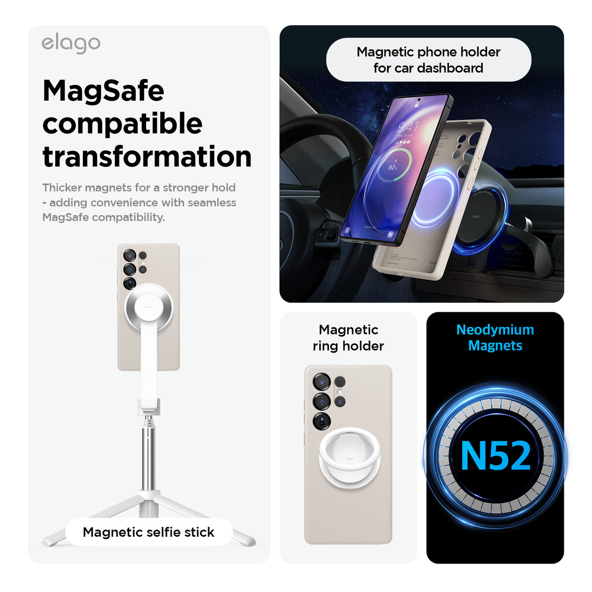 elago Samsung Galaxy S25 ULTRA Cover Case Magnetic Liquid Silicone ...