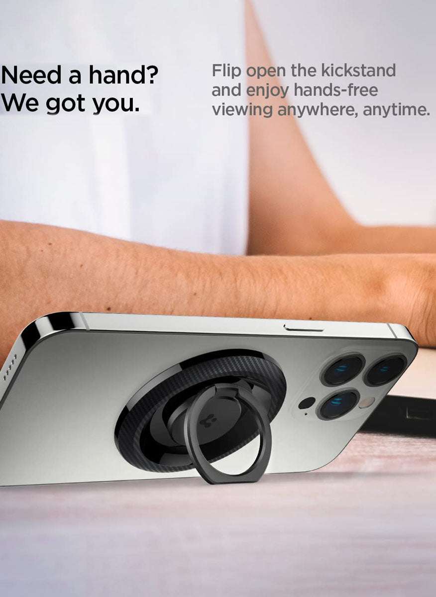 Spigen O-Mag Ring (MagFit) Magnetic Phone Holder with Kickstand – CasePro