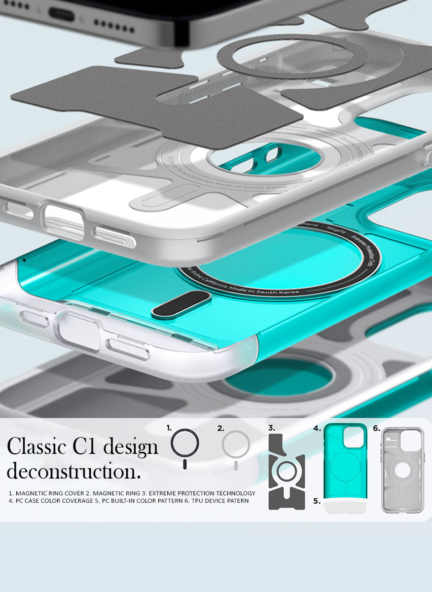 Spigen Apple iPhone 15 PRO Case Cover (6.1inch) Classic C1 MagFit – CasePro